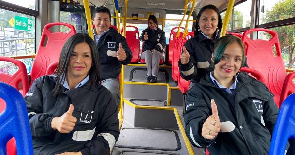 Nueva ruta del SITP en Bogotá será operada solo por mujeres - La Nota ...