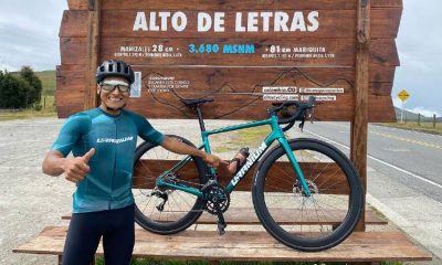 Colombiano rompe récord al subir tres veces el Alto de Letras, en 24 ...